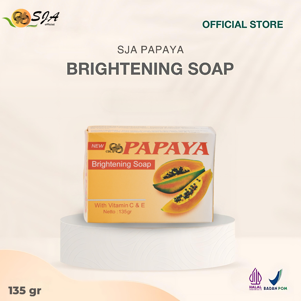 Jual SJA Papaya Brightening Soap CDL / Sabun Papaya 135gr | Shopee ...