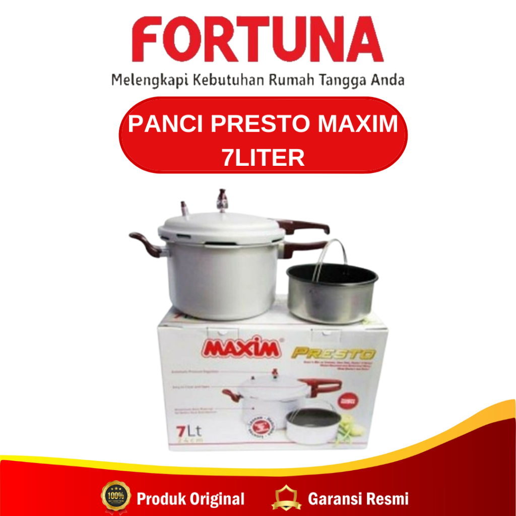Jual Presto Maxim / Panci Presto Maxim 7L | Shopee Indonesia