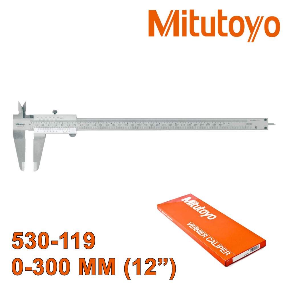 Jual Vernier Manual Caliper 300 mm MITUTOYO 530-119 0.02 Sigmat 12" Jangka Sorong 0-300mm ...