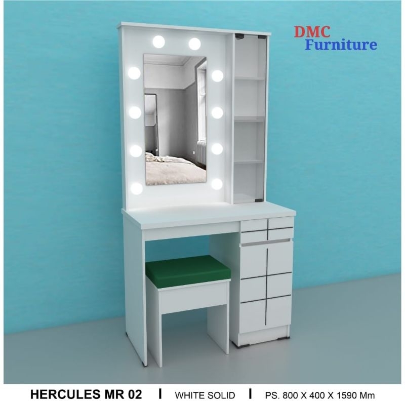 Jual MEJA RIAS MEJA MAKE UP MEJA KACA CERMIN DRESSING TABLE ...