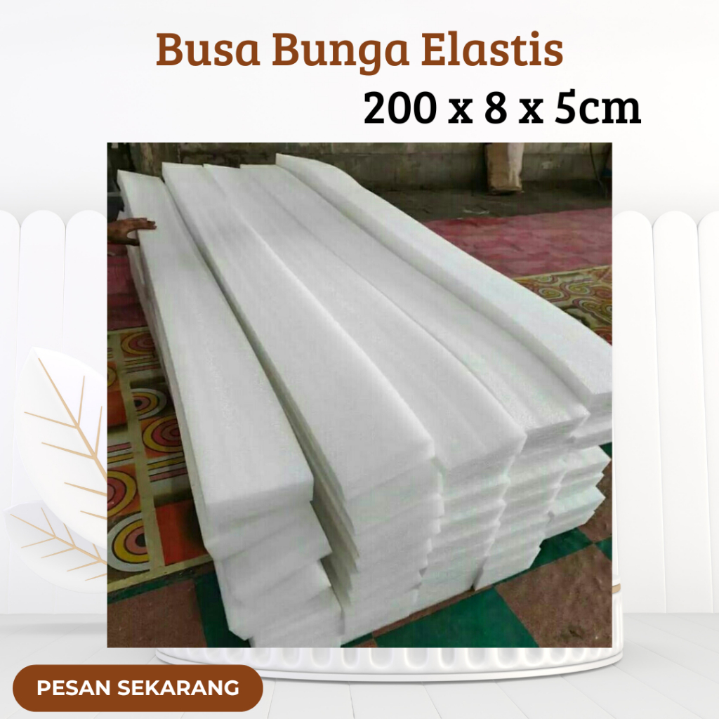 Jual Busa Kotak Elastis 2 Meter Putih / busa bunga / backdrop ...