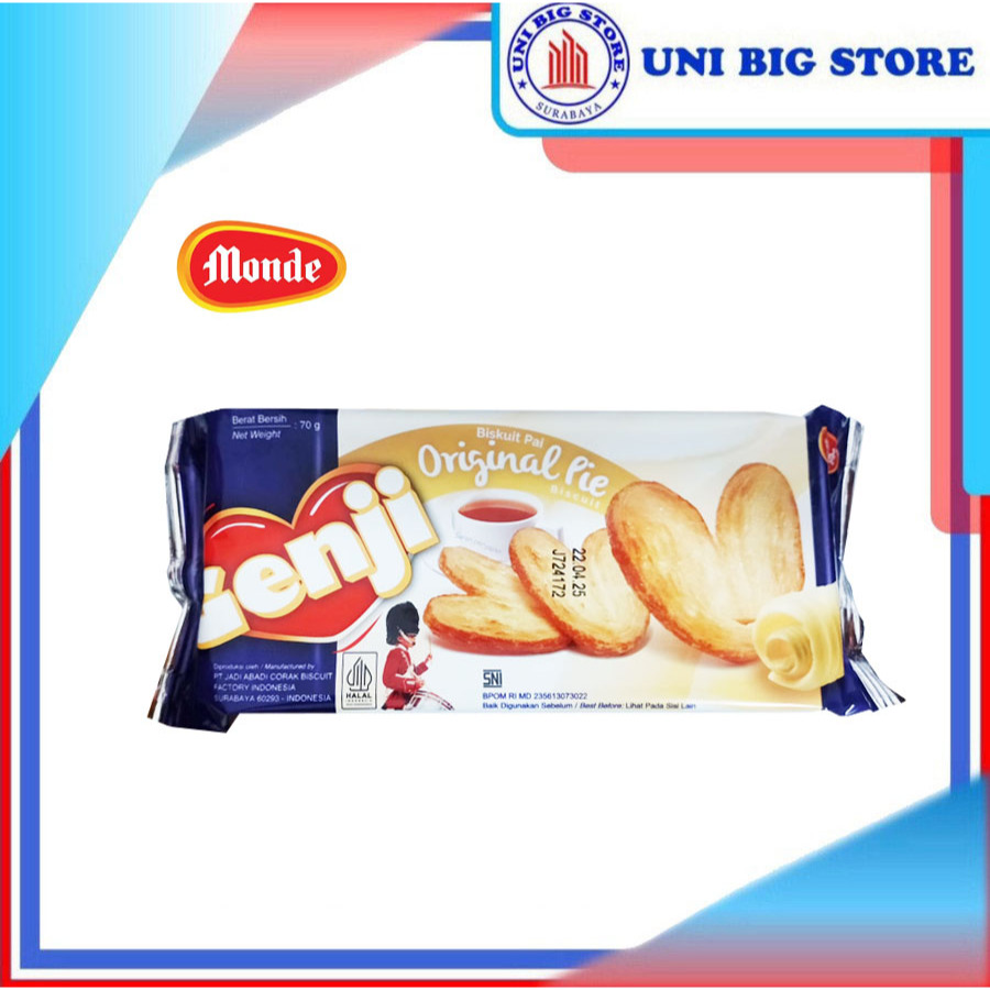Jual Monde Genji Original Pie Biscuit 70 gr Biskuit Pai | Shopee Indonesia