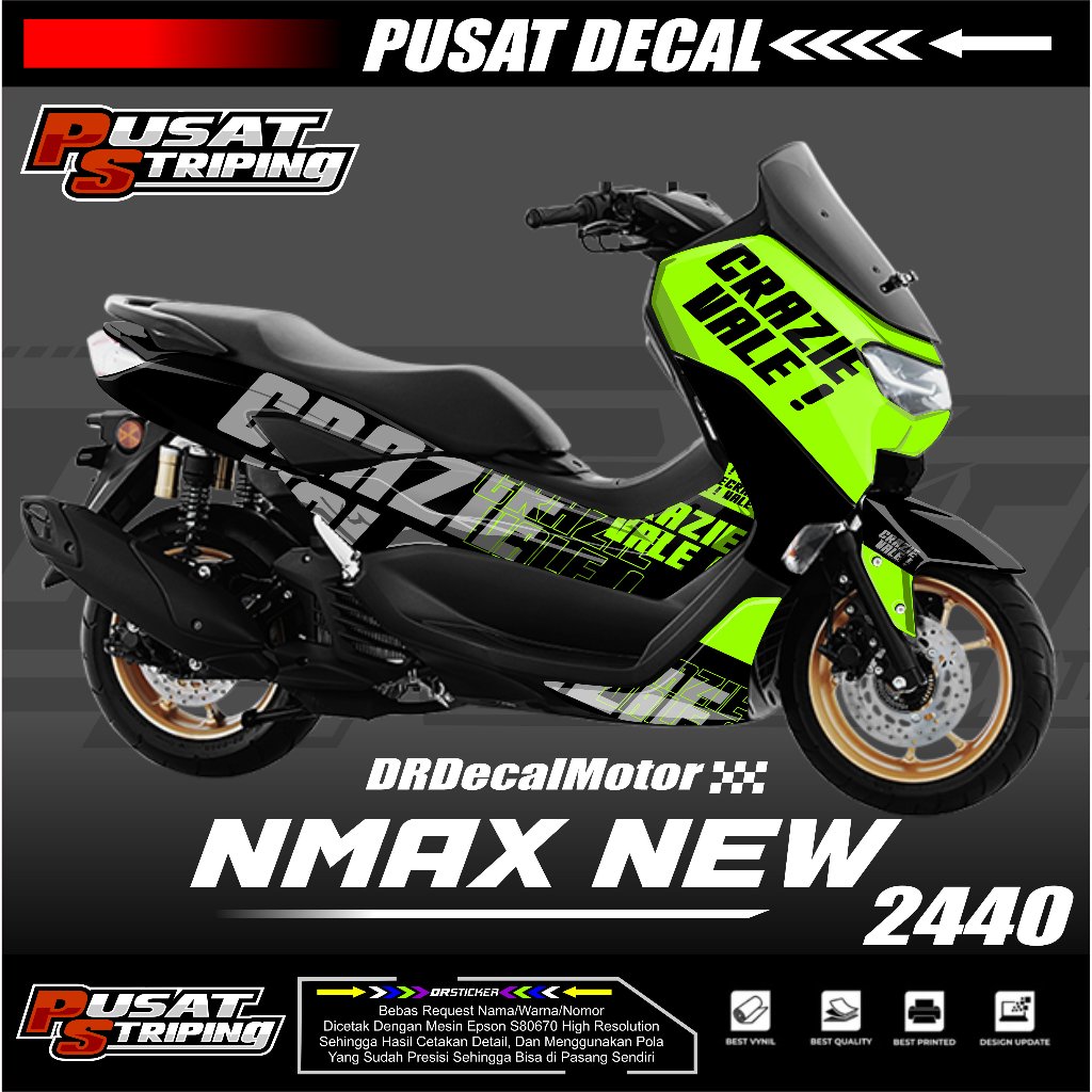Jual (Bayar Ditempat) Sticker Motor Nmax New 2021 2022 2023 2024 Full ...