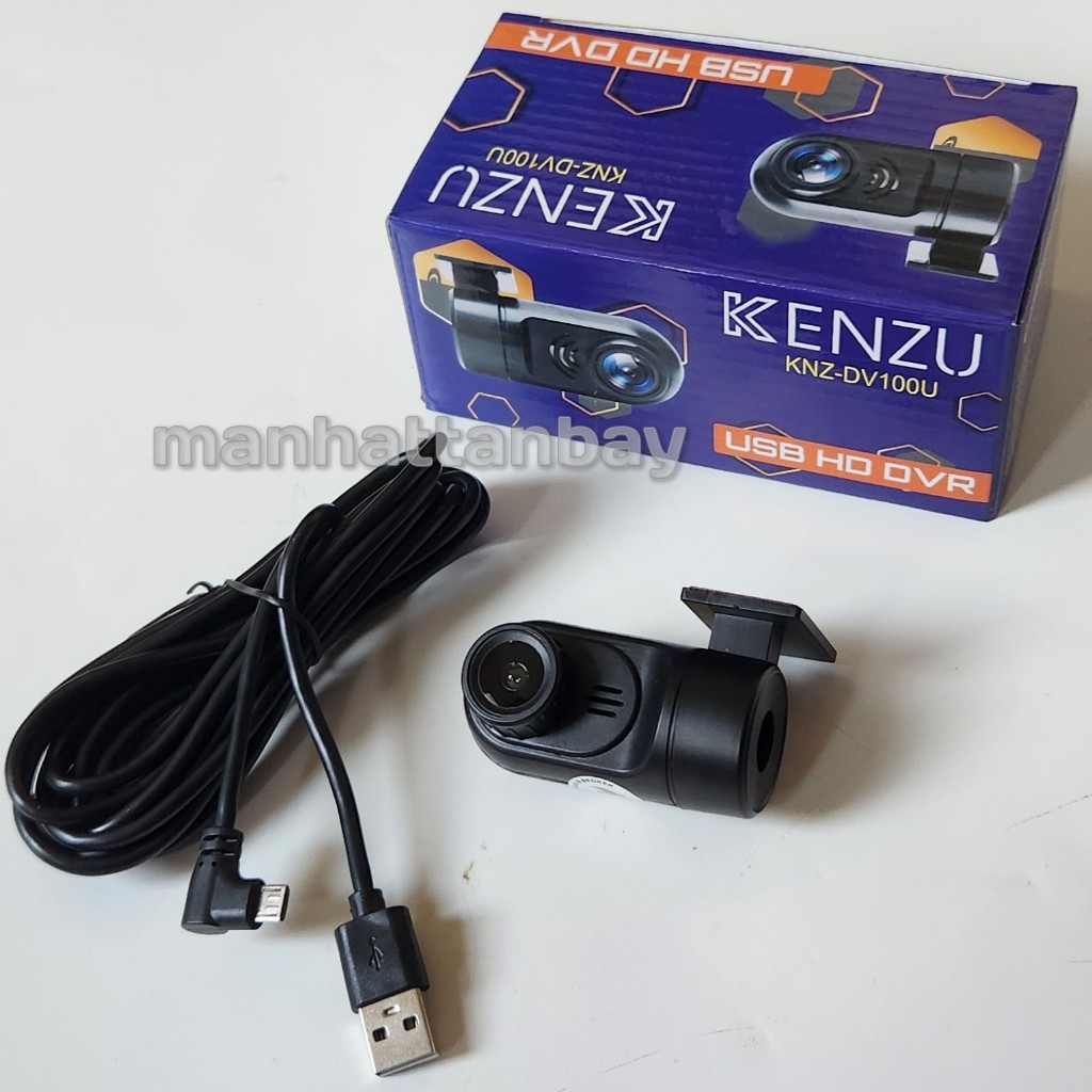 Jual Dash Cam USB Kamera Perekam Perjalanan Mobil DVR Kenzu KNZ-DV100U ...