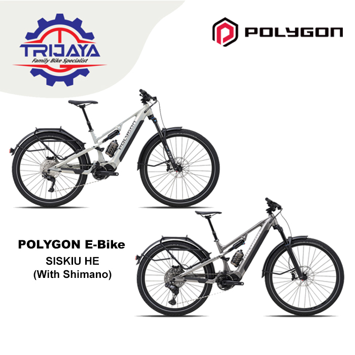 Jual Polygon Siskiu HE with Shimano Sepeda E-bike E-SUV Pedelec Double ...