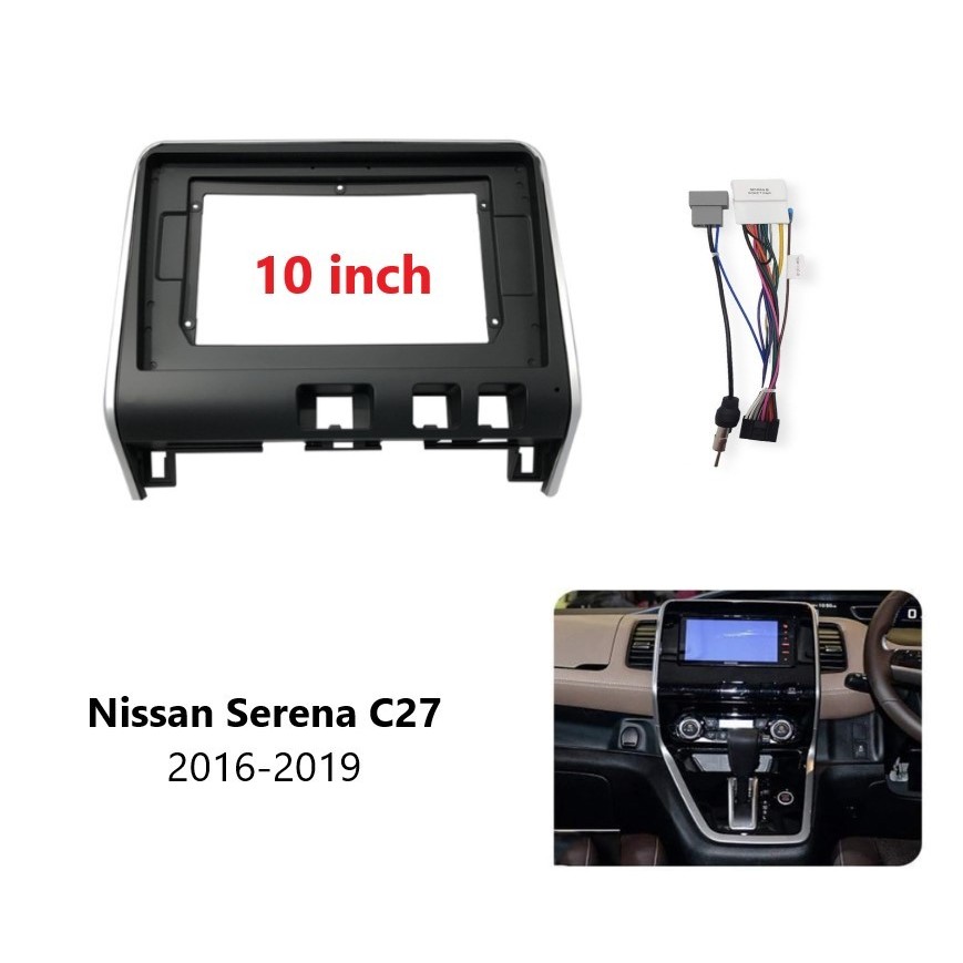 Jual Frame 10 inch Nissan Serena C27 2017 - 2019 Panel Head Unit ...