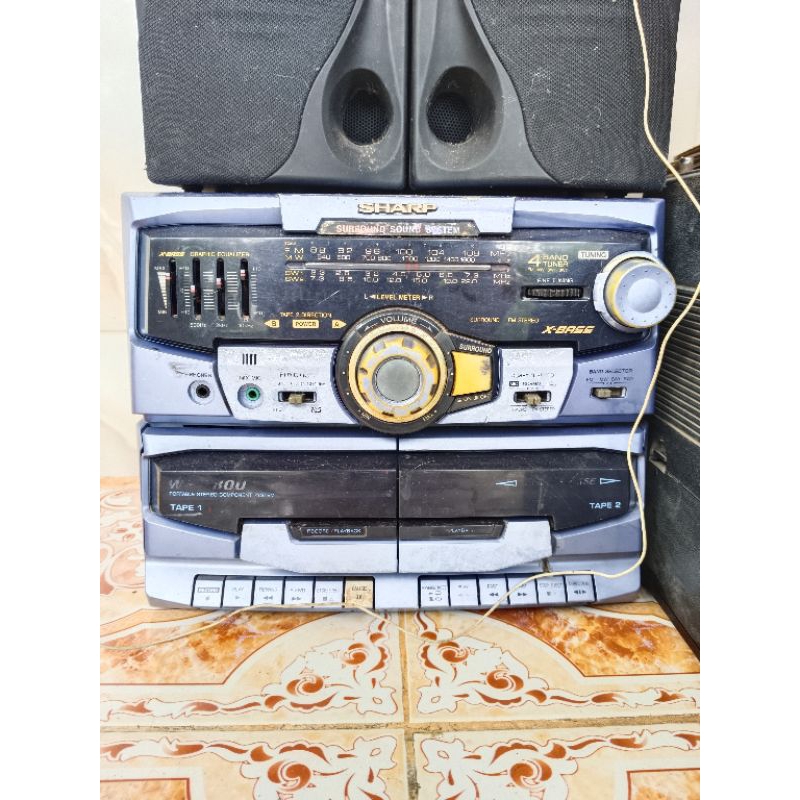 Jual Salon Speaker Polytron Kanan, Sepasang Salon Speaker Sharp Simba ...