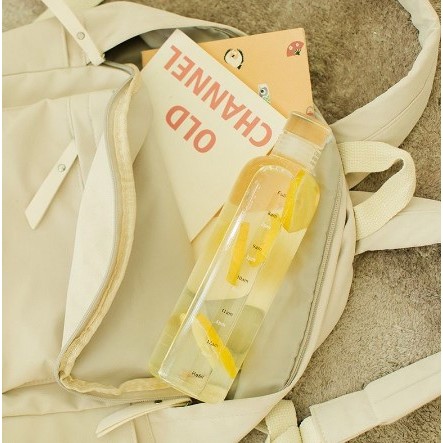 Jual Botol Minum Aesthetic Water Bottle Termos Botol Bening Estetik ...