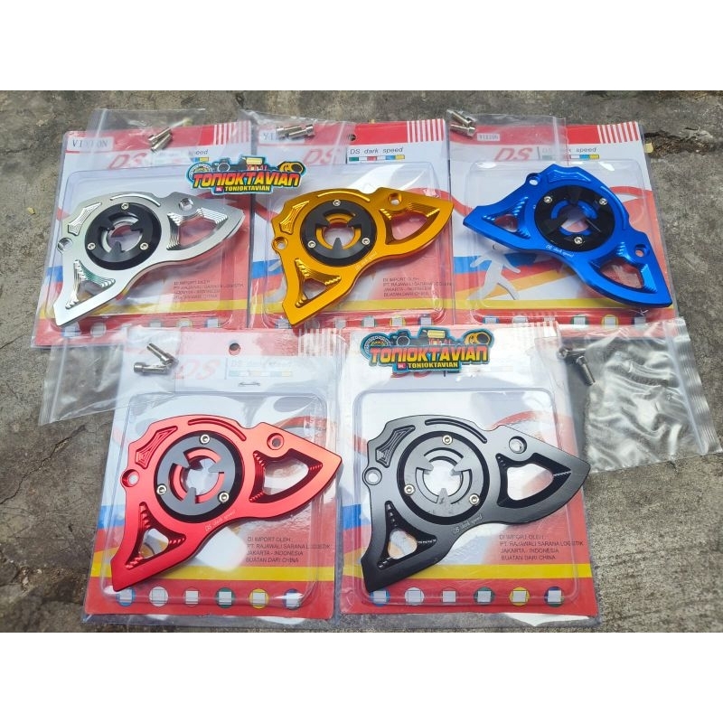 Jual Cover gear motor tutup gir full cnc motor vixion byson r15 mx king ...