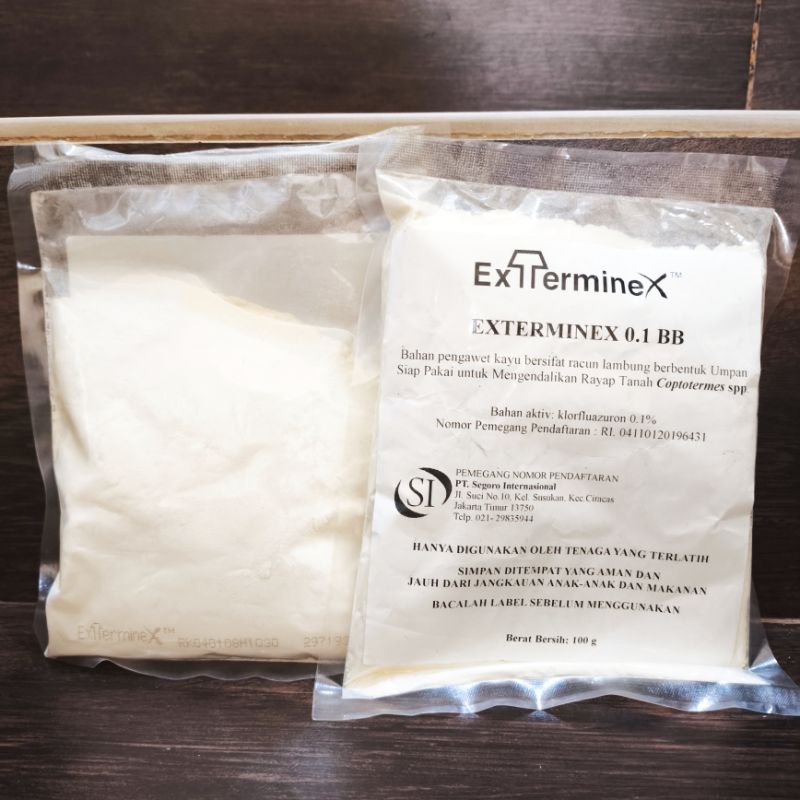 Jual Umpan Rayap Exterminex 0.1 BB Anti Rayap Tanah Dan Kayu 100gram ...