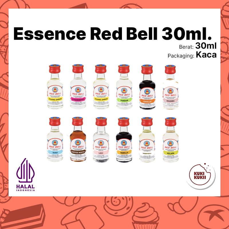 Jual Red Bell Essence 30ml | Red Bell Esens 30 ml | Perisa Esen Redbell ...