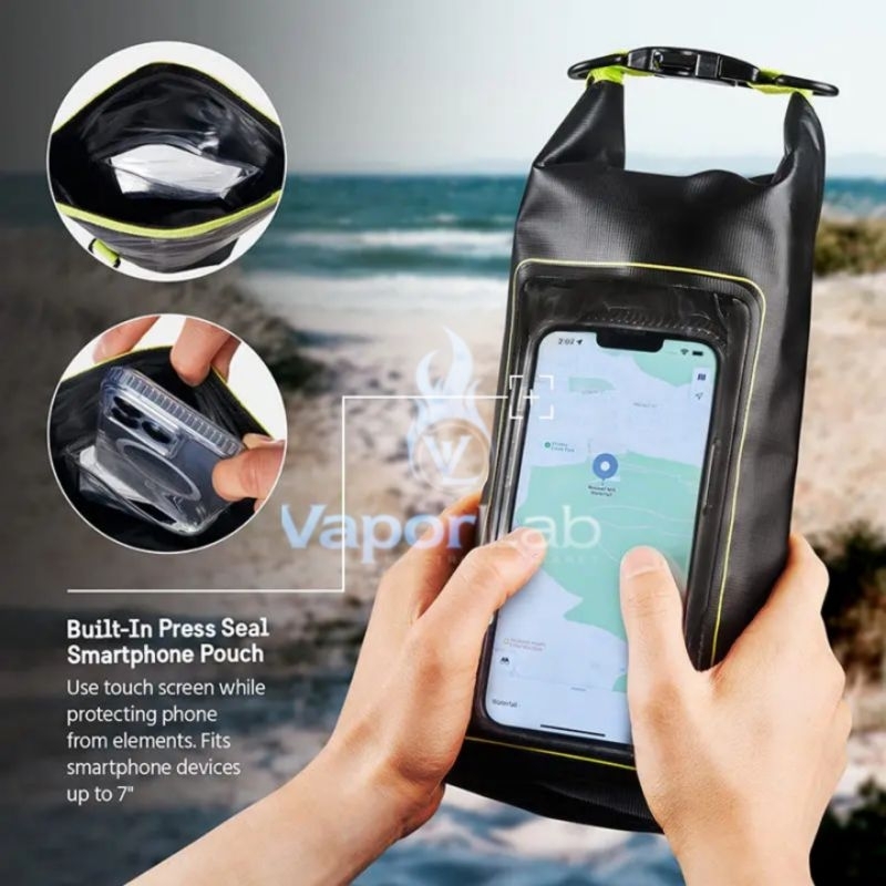 Jual dry bag 2L waterproof smartphone phone case bag tas hp renang outdoor pantai anti air touch ...