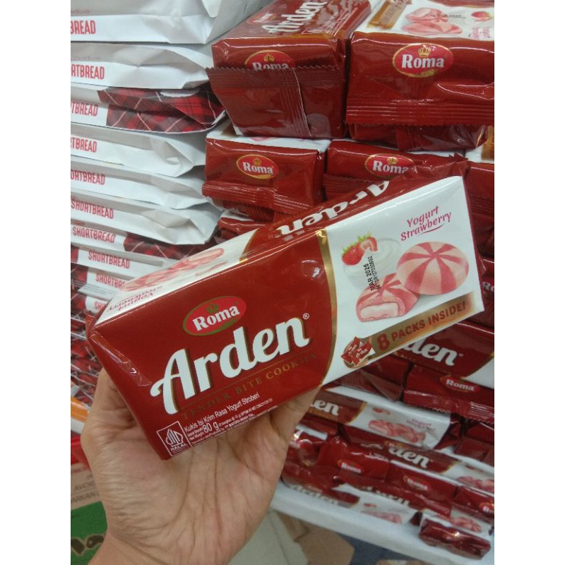Jual ROMA Arden 80g Yoghurt strawberry | Shopee Indonesia Jual ROMA Arden 80g Yoghurt strawberry | Shopee Indonesia