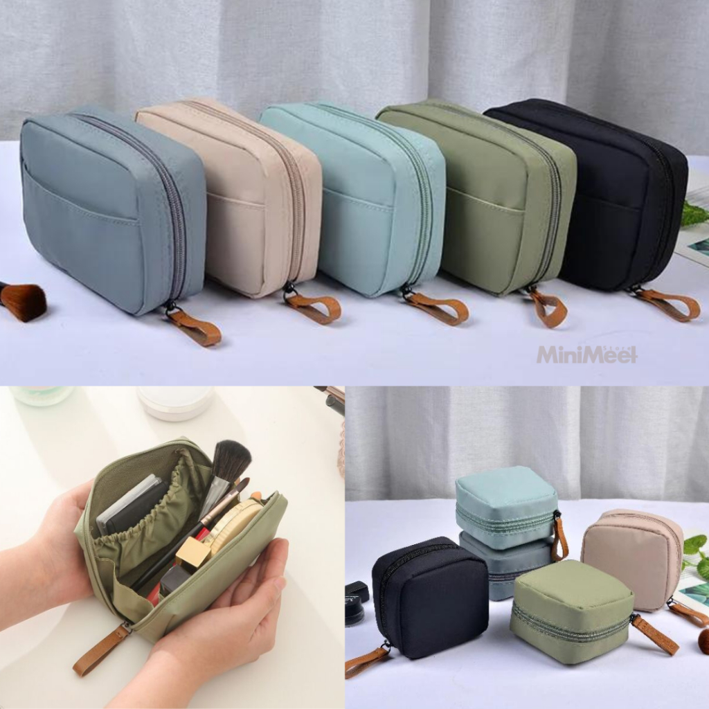 Jual Tas Pouch Make Up Kosmetik Clutch Portable Pouch Korean Style ...