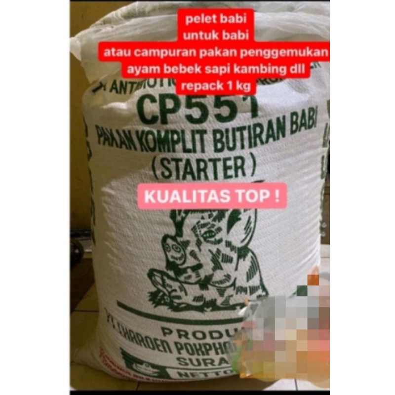 Jual Konsentrat Babi Starter CP 551 Butiran Pakan Penggemukan Hewan ...
