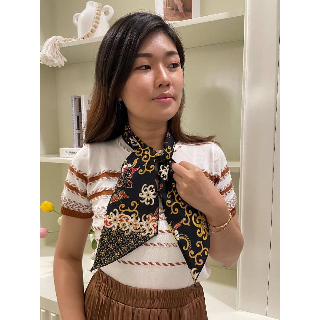 Jual Syal Scarf Batik Dasi / Souvenir Khas Indonesia / Souvenir Local ...