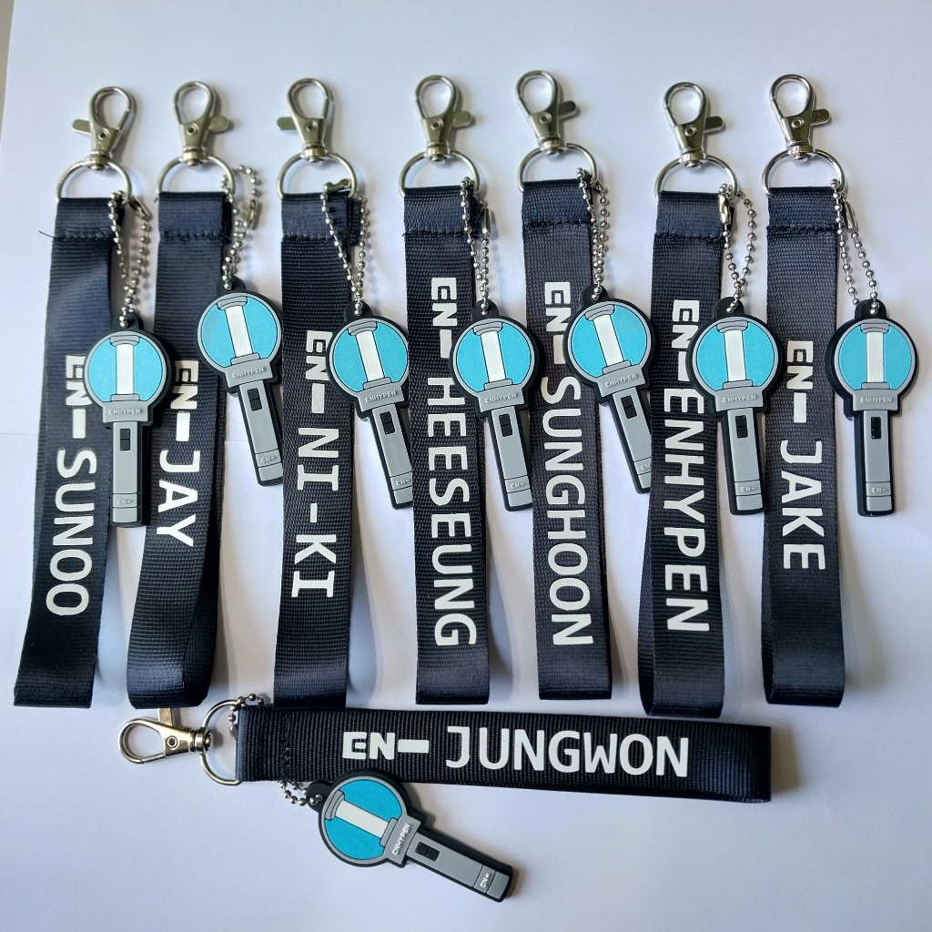 Jual STRAP ENHYPEN LIGHSTICK KEYRING GANTUNGAN TALI KPOP | Shopee Indonesia