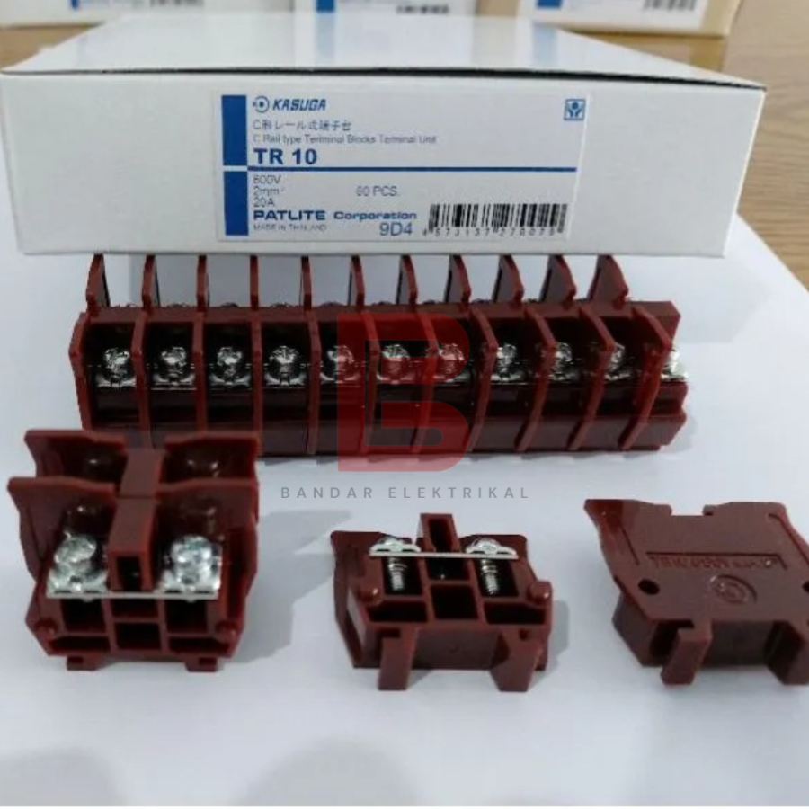 Jual TERMINAL BLOCK BLOK TR-10 / TR10 10A MODEL KASUGA FORT | Shopee Indonesia