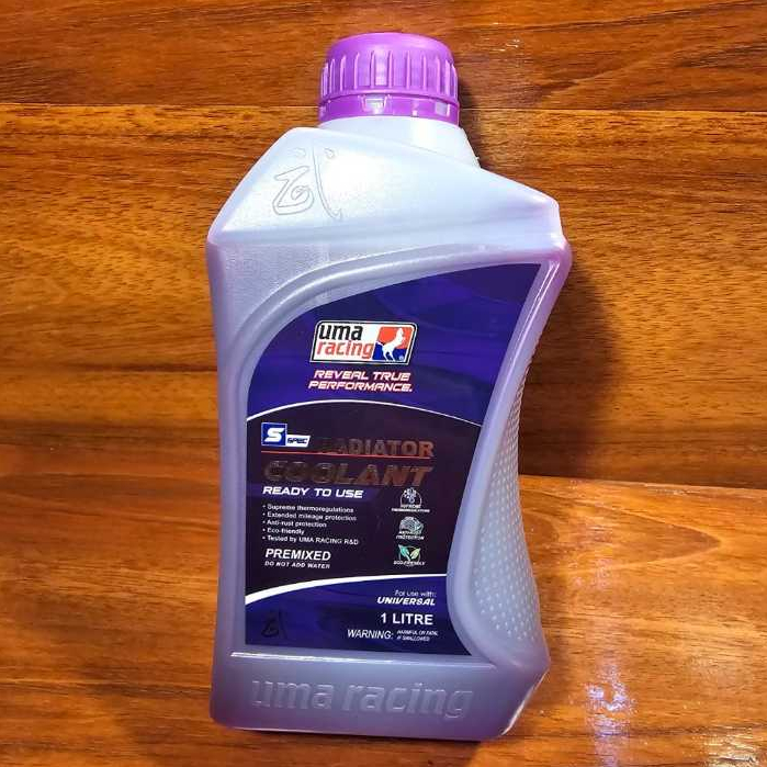Jual AIR RADIATOR UMA RACING COOLANT 1 LITER UNIVERSAL 100% ORIGINAL ...