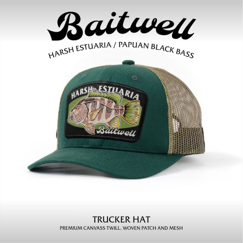 Jual BAITWELL HARSH ESTUARIA Trucker Hat / topi | Shopee Indonesia