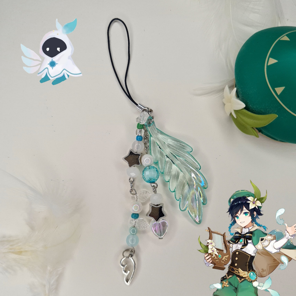 Jual Venti Phone Charm | Genshin Impact Themed Phone Charm/Keychain ...