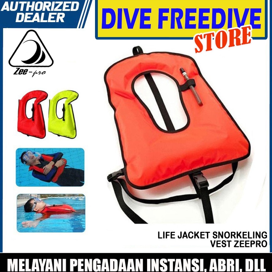 Jual Pelampung Tiup Zeepro Life Jacket Vest Inflatable Floating Buoy ...