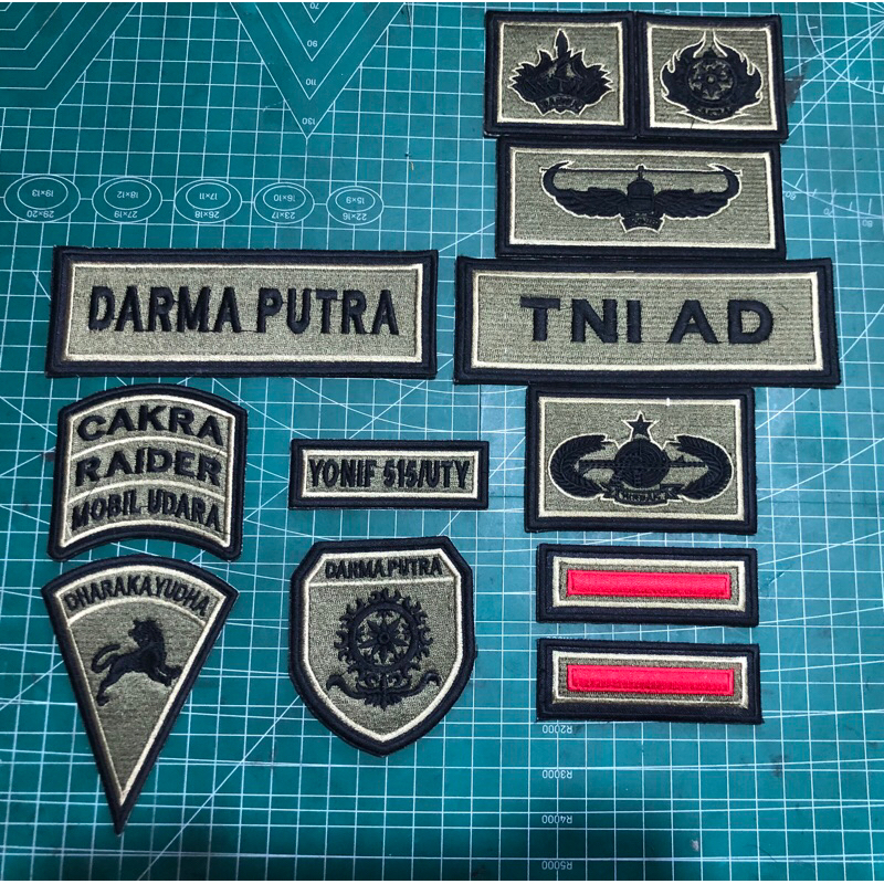 Jual BORDIR NAMA ATRIBUT PDL MATRA DARAT | Shopee Indonesia