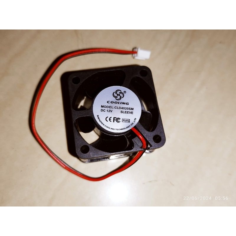 Jual KIPAS high speed DC 12V 4CMX4CM TEBAL 2CM 0.20a 4x4 BRUSHLESS ...