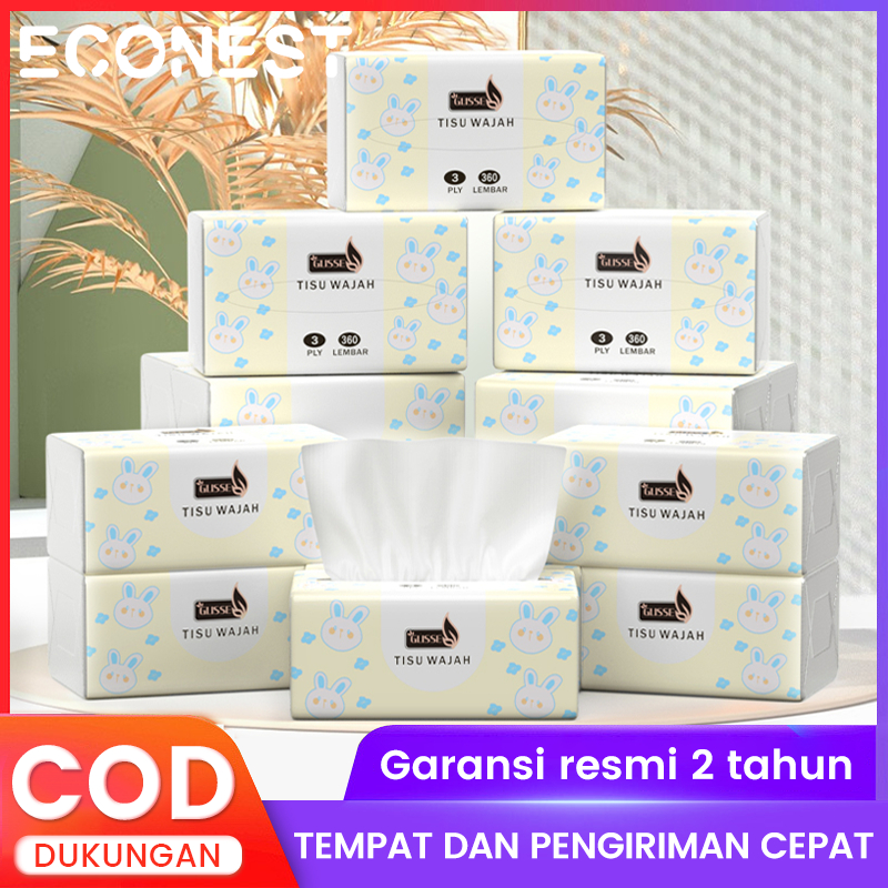 Jual Glisse tisu/tisu pulp kayu mentah/360 lembar 3 lapis/lembut dan ...