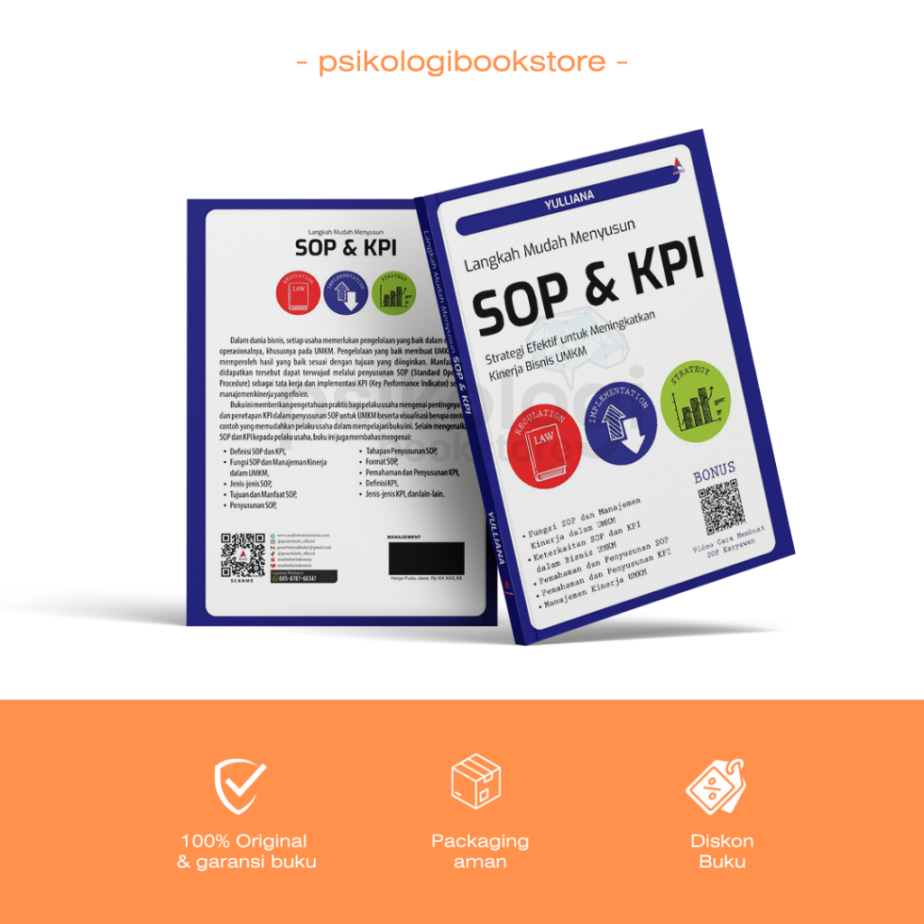 Jual Buku Langkah Mudah Menyusun SOP & KPI - Strategi Efektif Untuk ...