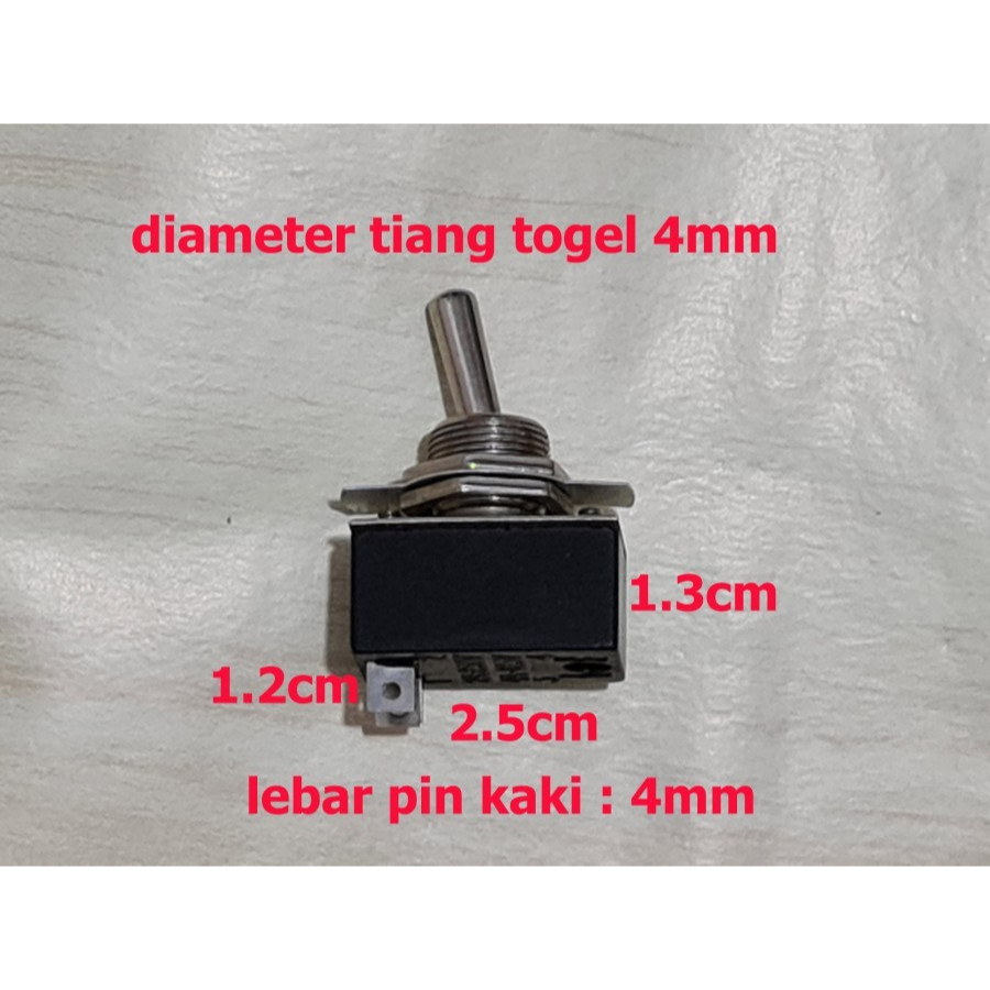 Jual saklar Toggle 2 kaki ON-OFF KN3-1 CP switch - saklar on-off | Shopee Indonesia