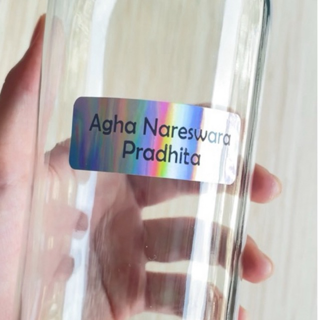 Jual POLOS HOLOGRAM - STIKER LABEL NAMA WATERPROOF | Shopee Indonesia