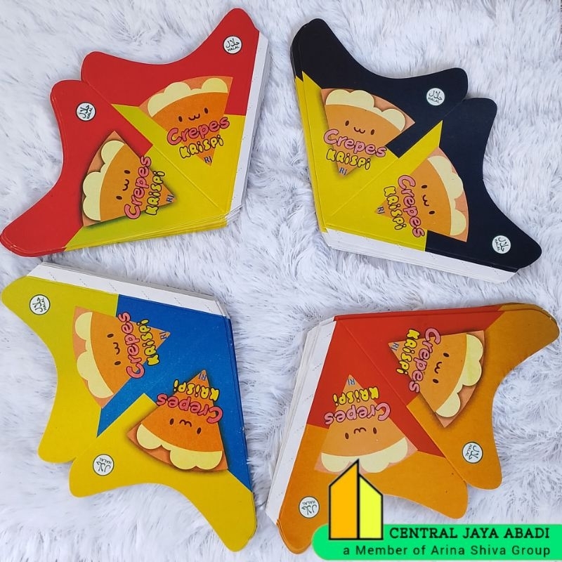 Jual 500 LEMBAR KEMASAN CREPES MINI PAPER CRAFT UKURAN 13 × 15CM ...