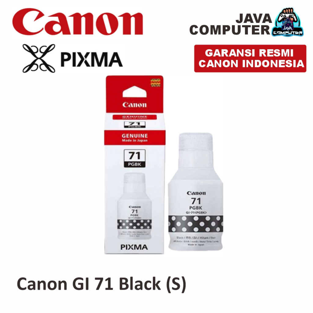 Jual Canon Tinta GI 71 Black (S) | Shopee Indonesia