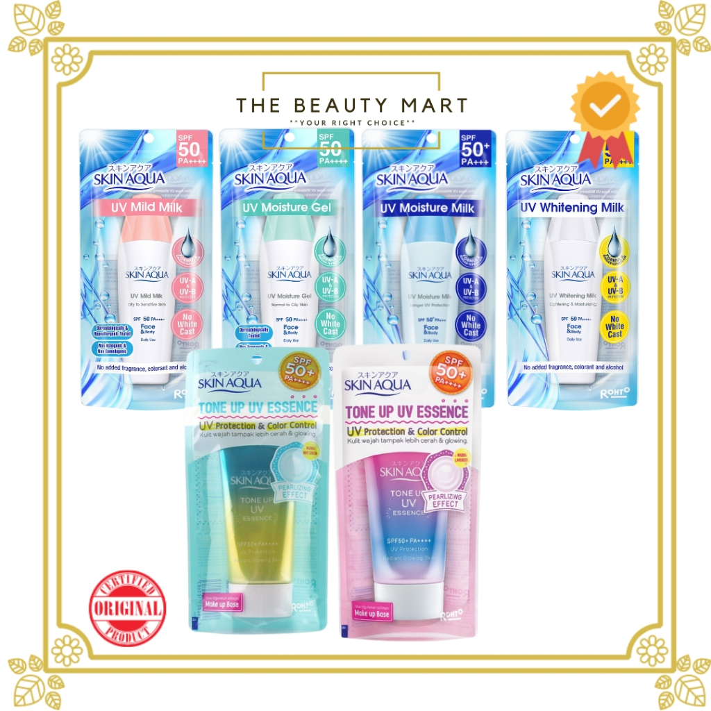 Jual [BPOM] SKIN AQUA UV Moisture Milk 40gr | Moisture Gel/Whitening ...