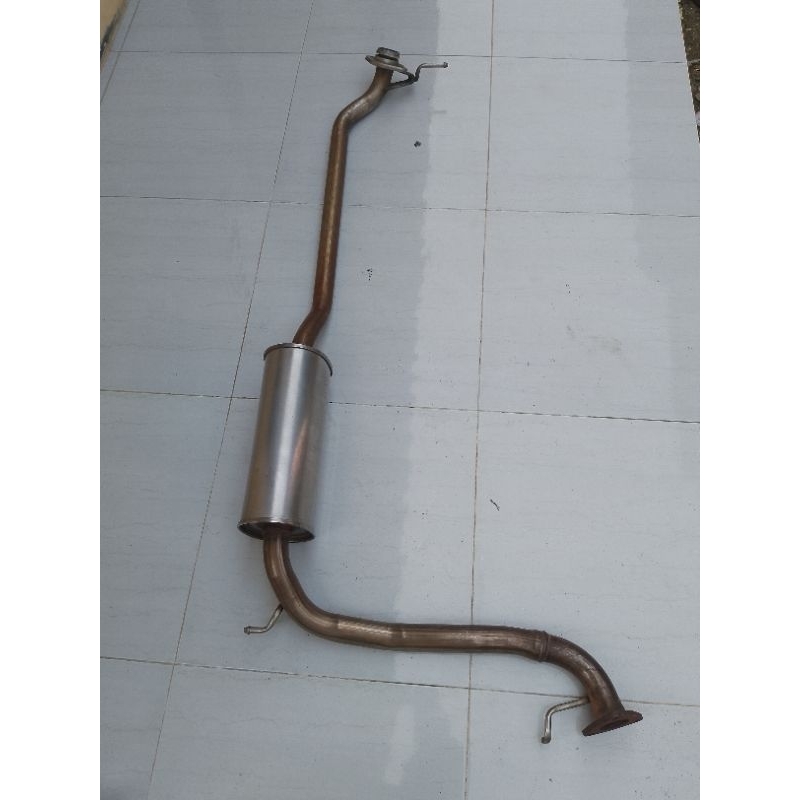 Jual resonator+pipa mobil jazz ge8 original copotan | Shopee Indonesia