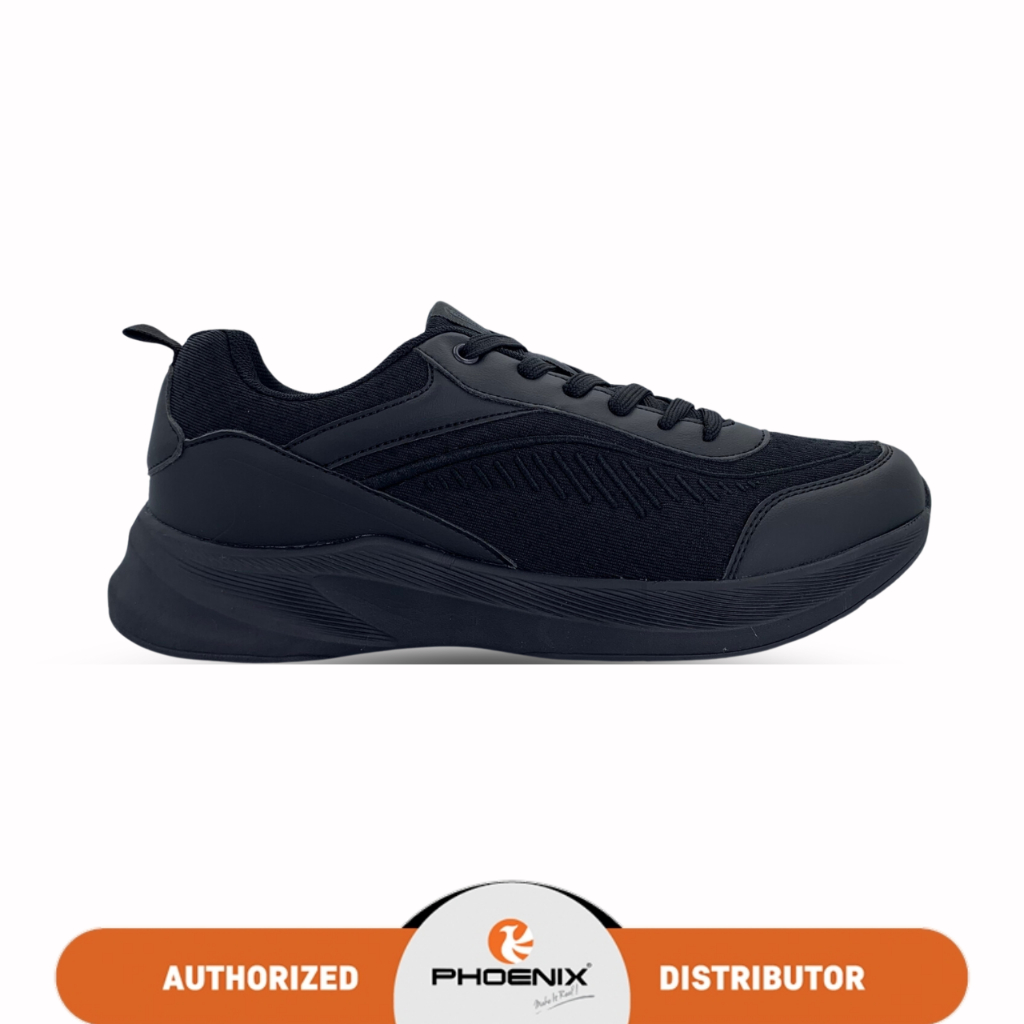 Jual Phoenix Asher Sepatu Training Pria - All Black | Shopee Indonesia