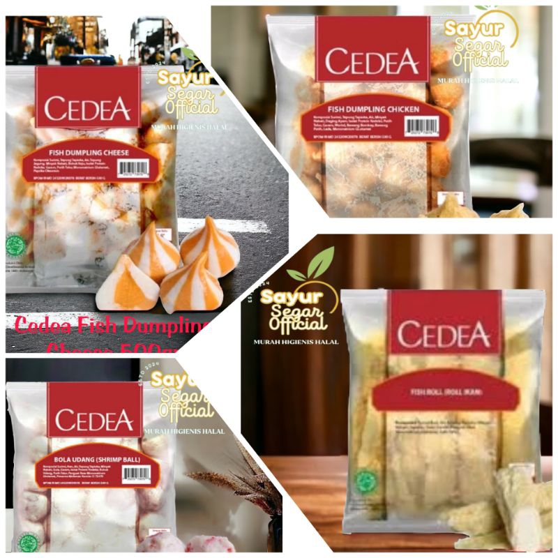 Jual Aneka Produk Cedea 500gr ( Dumpling Cheese, Chicken, Fish Roll ...