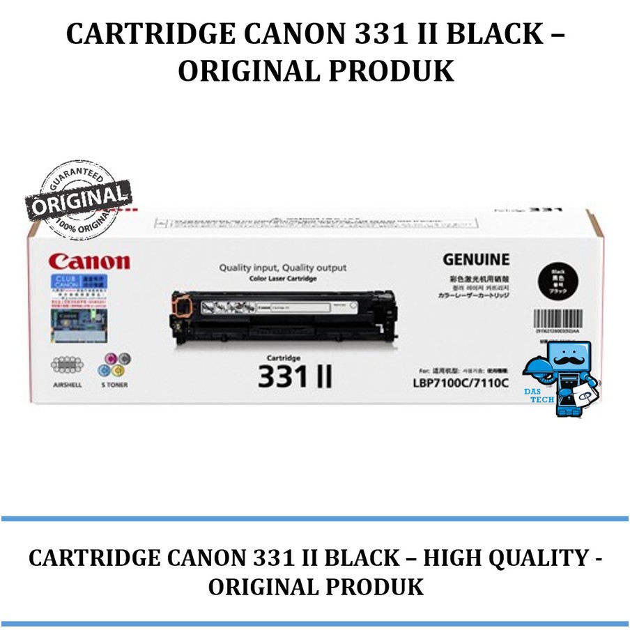 Jual Cartridge Canon 331 Black - Original Produk | Shopee Indonesia