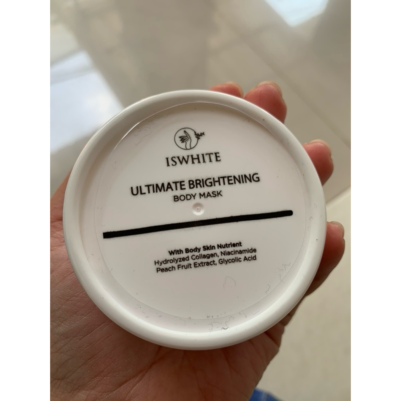 Jual Iswhite Ultimate Brightening Body Mask 70gr | Shopee Indonesia