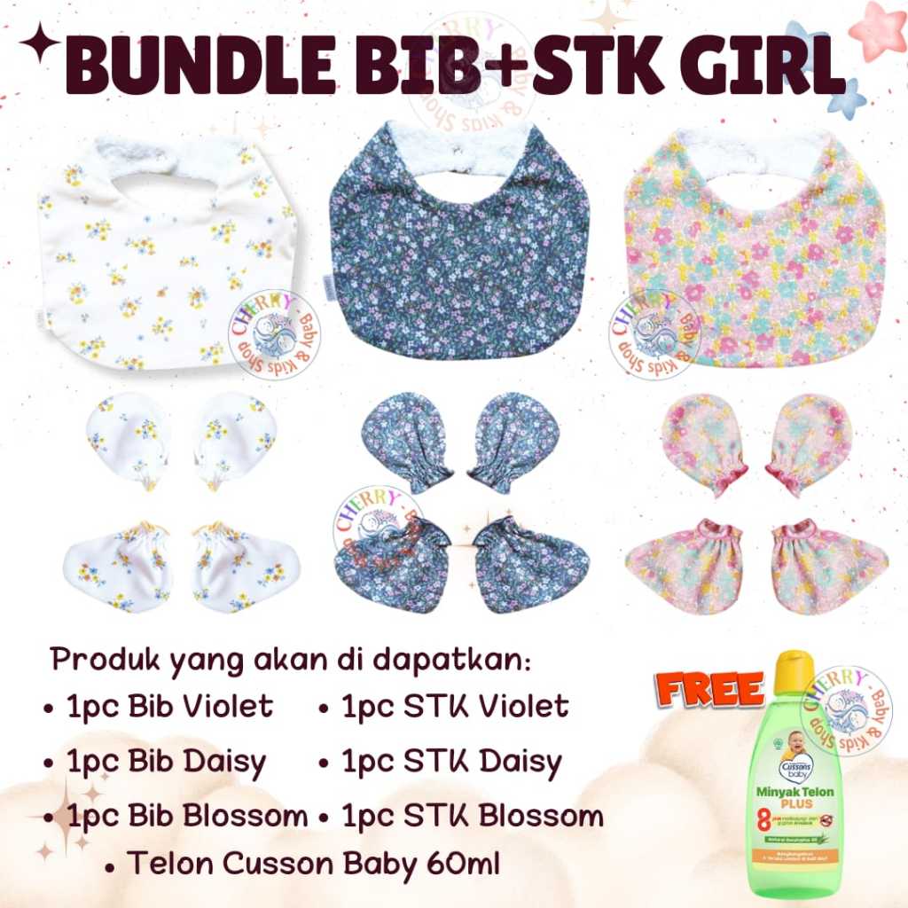 Jual Bundle Pannadaily x Cusson Baby Set Print / Kids Set Print / Bib ...