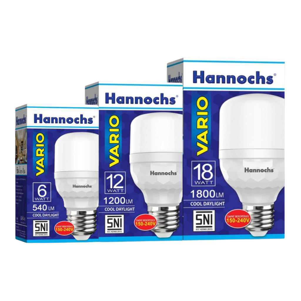Jual Bola Lampu Led Hannochs VARIO 6 12 18 Watt Bohlam Hannochs Led VARIO 6 12 18 W | Shopee ...