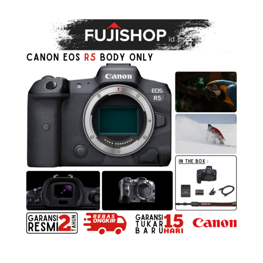 Jual Canon EOS R5 Body Only / Camera Canon EOS R 5 Body GARANSI RESMI ...
