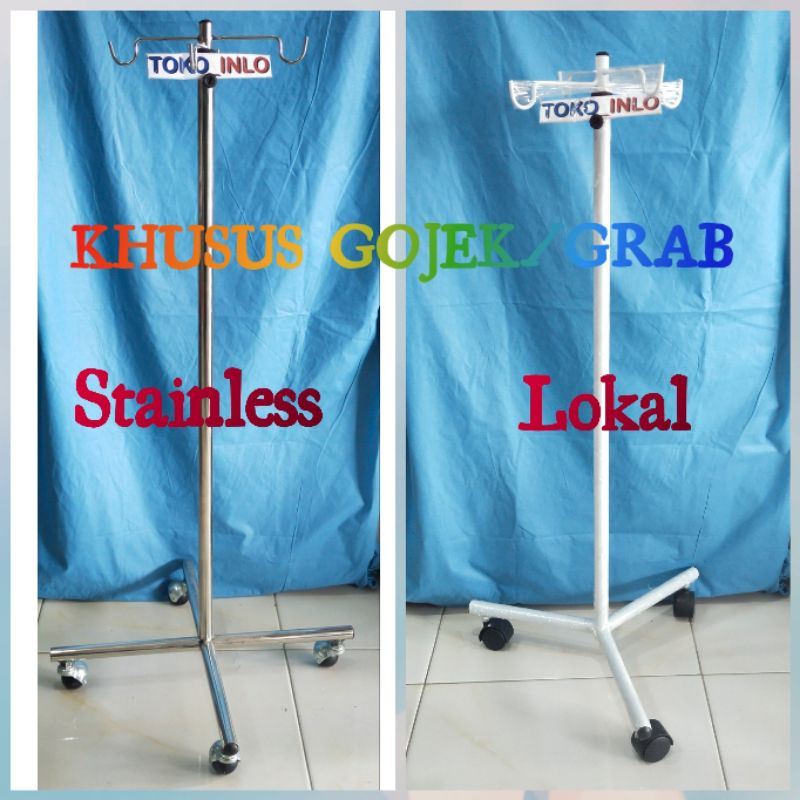 Jual Tiang Infus Stainless/Tiang Infus Lokal/Tiang Infus/Standard Infus ...