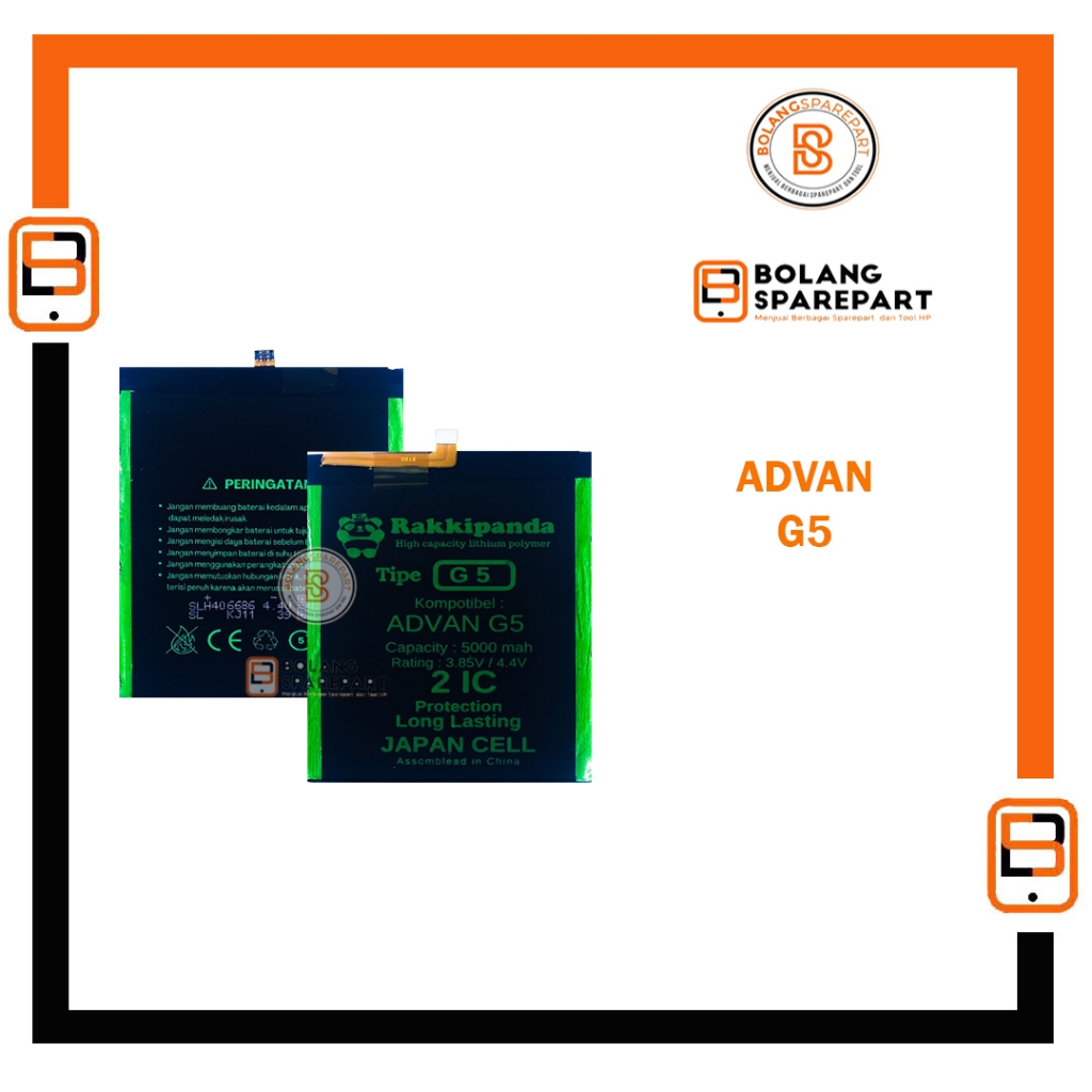 Jual BATERAI BATRE ADVAN G5 6201 TRIPLE CAMERA RAKKIPANDA DOUBLE IC | Shopee Indonesia