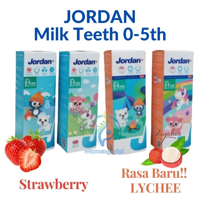 Jual PASTA GIGI JORDAN STEP 1 AMAN TERTELAN/ PASTA GIGI ANAK/ ODOL ANAK ...