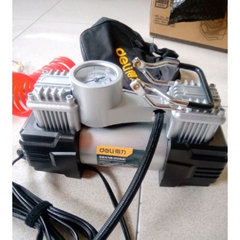 Jual Pompa angin elektrik Ban Udara Mini silinder ganda dan tunggal ...