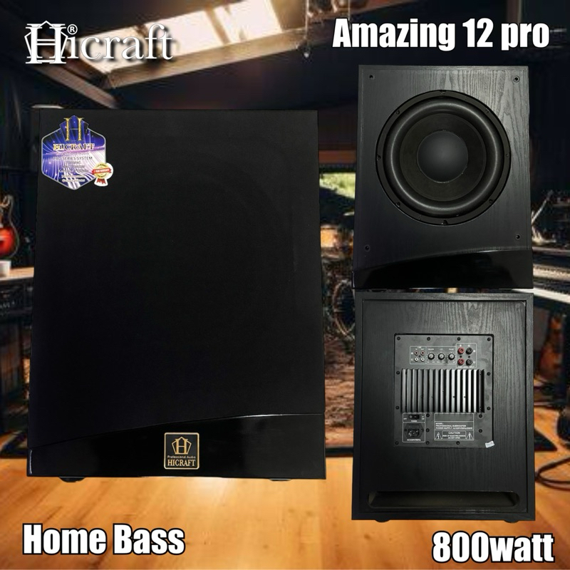 Jual speaker Subwoofer Bass 12 inch Home Bass Hicraft Amazing 12 pro Original | Shopee Indonesia