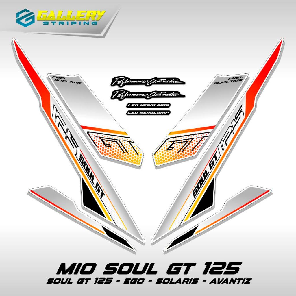 Jual Striping Mio Soul GT 125 Motif 6/Robot/Ego/Avantiz/Solariz/2012 ...