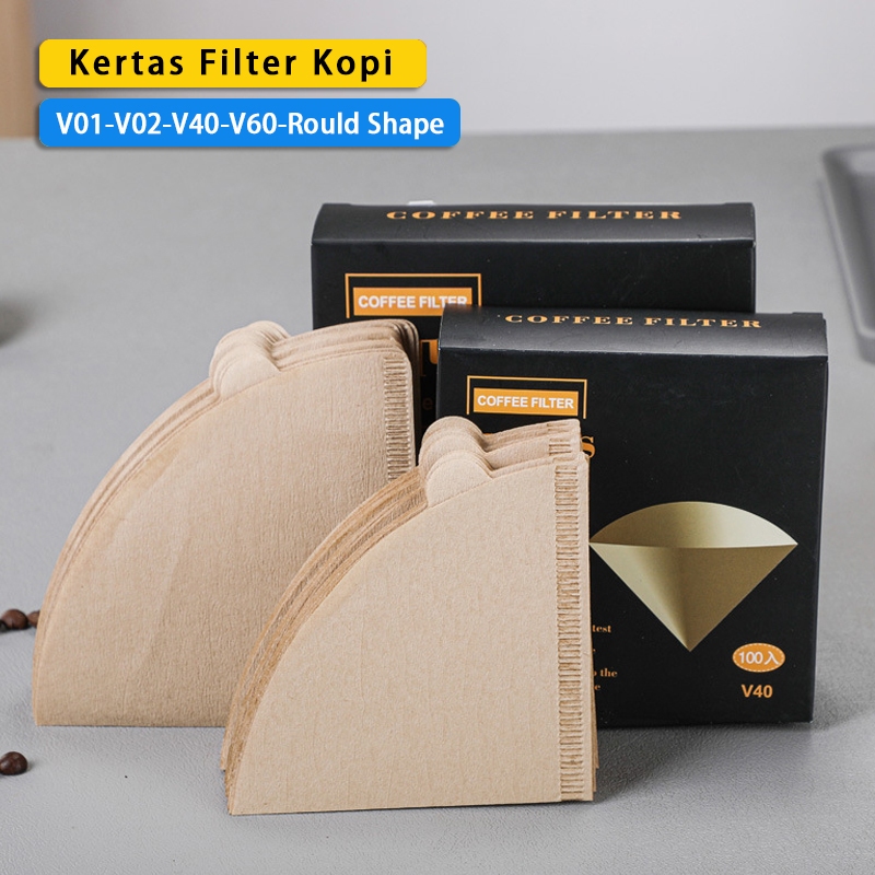 Jual Kertas Filter Kopi V01 V02 Kertas Filter Kopi Bundar 60mm Kertas ...